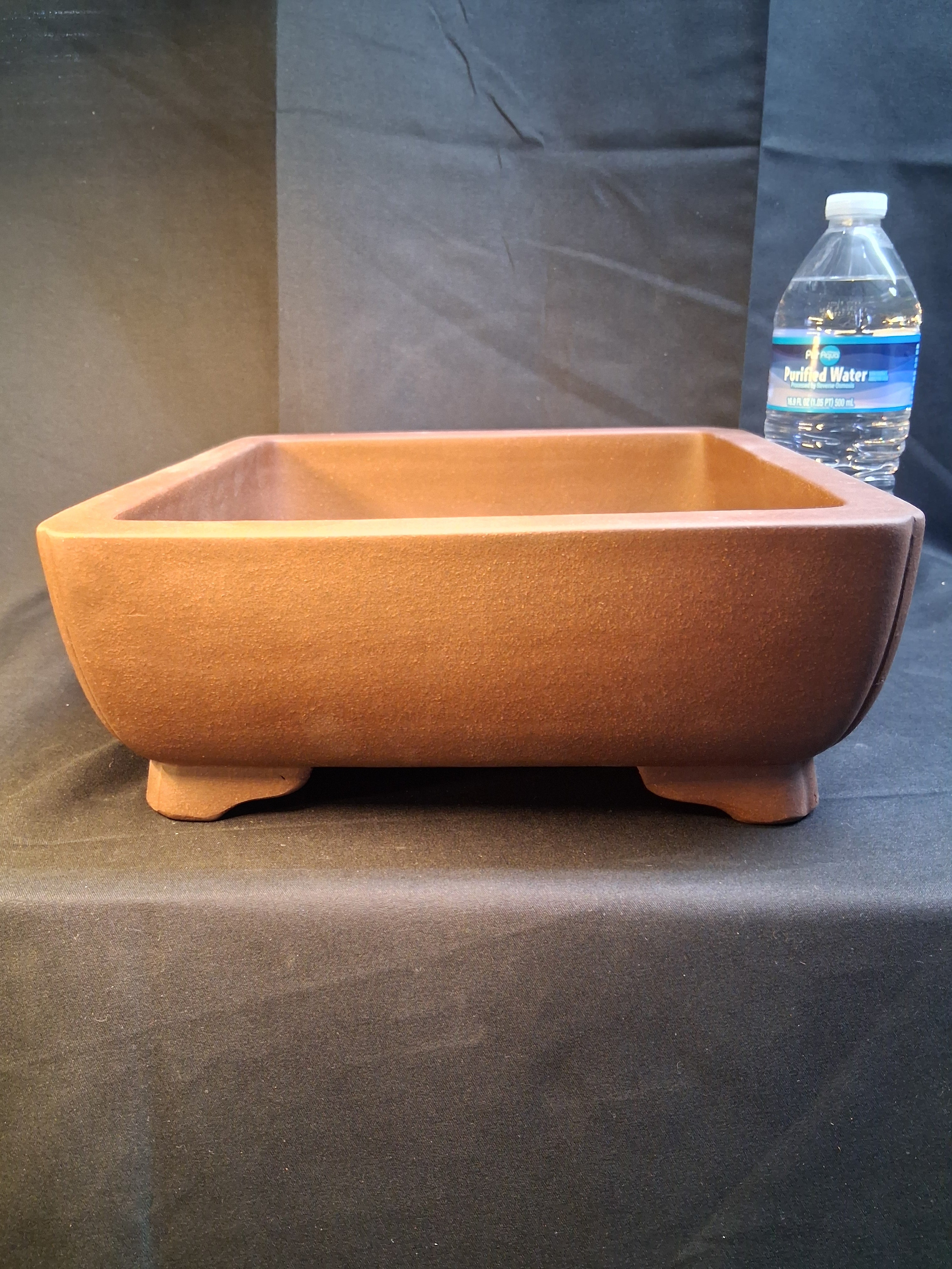 Unglazed bonsai pot -square – Lucky Bonsai
